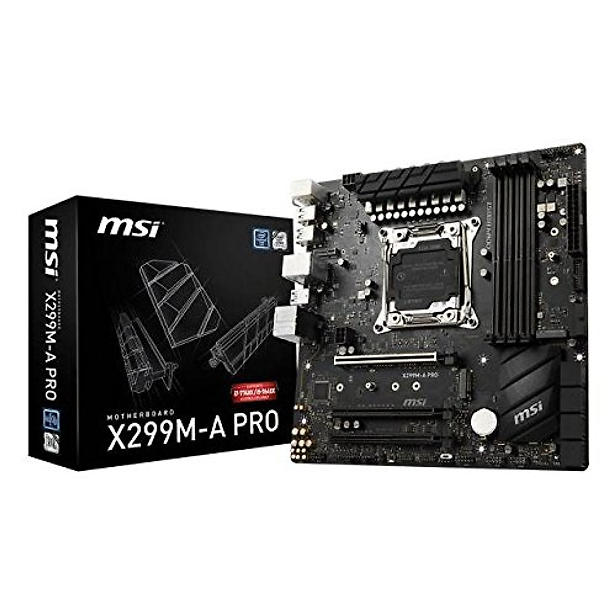 Msi X299M-APRO X299m A Pro, Black