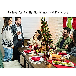 YIGEYIGE Round Placemats Set of 4, The Place Mats is Suitable for Holiday Parties, Family Gatherings and Daily Use,14.2'' (Coffee, 4)