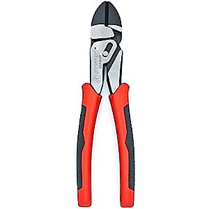 Crescent 8" Diagonal Compound Action Dual Material Cutting Plier - CCA5428 , Red