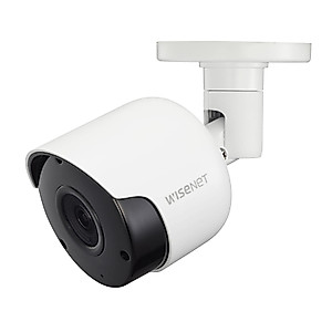 Wisenet SDC-79446BF 1080p Full HD CCTV Surveillance Weatherproof Bullet Security Camera 82ft IR Distance Plastic Housing 3.6mm Lens 103° Wide Angle