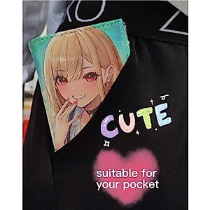 SZMLJH Marin Kitagawa Wallet for Anime My Dress up Darling Marin Kitagawa Long Wallet PU Leather Purse Pendant for Women Men (01)