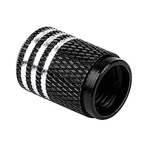 Tire Caps Metal Air Valve Cap Compatible with Nissan Car Accessories Valve Stem Caps Covers Car Moto Vehicle Wheel Tire Valve Stem Caps Fit for Versa Sentra Altima Accessories 4Pcs(Black)