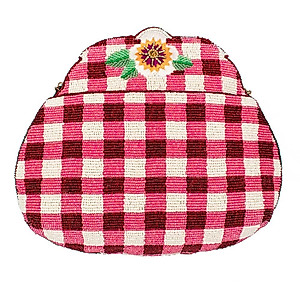 Mary Frances Wild Cherry Crossbody Clutch