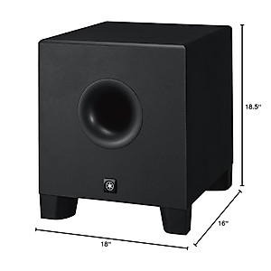 Yamaha HS8 Studio Subwoofer,Black