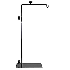 Hamiledyi Reptile Lamp Stand Landing Lamp Stand Bracket Adjustable Floor Light Holder Stand Metal Lamp Support for Reptile Glass Terrarium Heating Light
