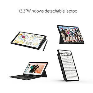 ASUS VivoBook 13 Slate OLED 2-in-1 Laptop, 13.3" FHD OLED Touch Display, Intel Pentium N6000 Quad-Core CPU, 4GB RAM, 128GB eMMC, Windows 11 Home in S Mode, Black, T3300KA-DH21T (Renewed)