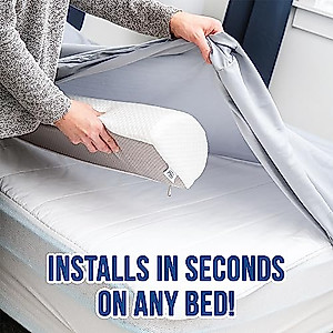 Primica Pack of 2 Bed Bumpers for Toddlers, 52 x 7 x 5 “ Toddler Bed Bumper, Foam Bed Rail for Toddlers, Hypoallergenic Crib Bumpers for Queen, King, and Twin Bed