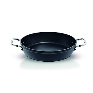Fissler Adamant Non-Stick Serving Pan - 9.5" - German Quality - Induction Cooktop Compatible - Ovenproof Up to 450 F - Easy to Clean - Stainless Steel Handles