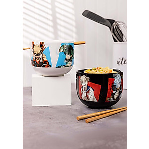 My Hero Academia Heroes & Villains Ramen Bowl Set Standard