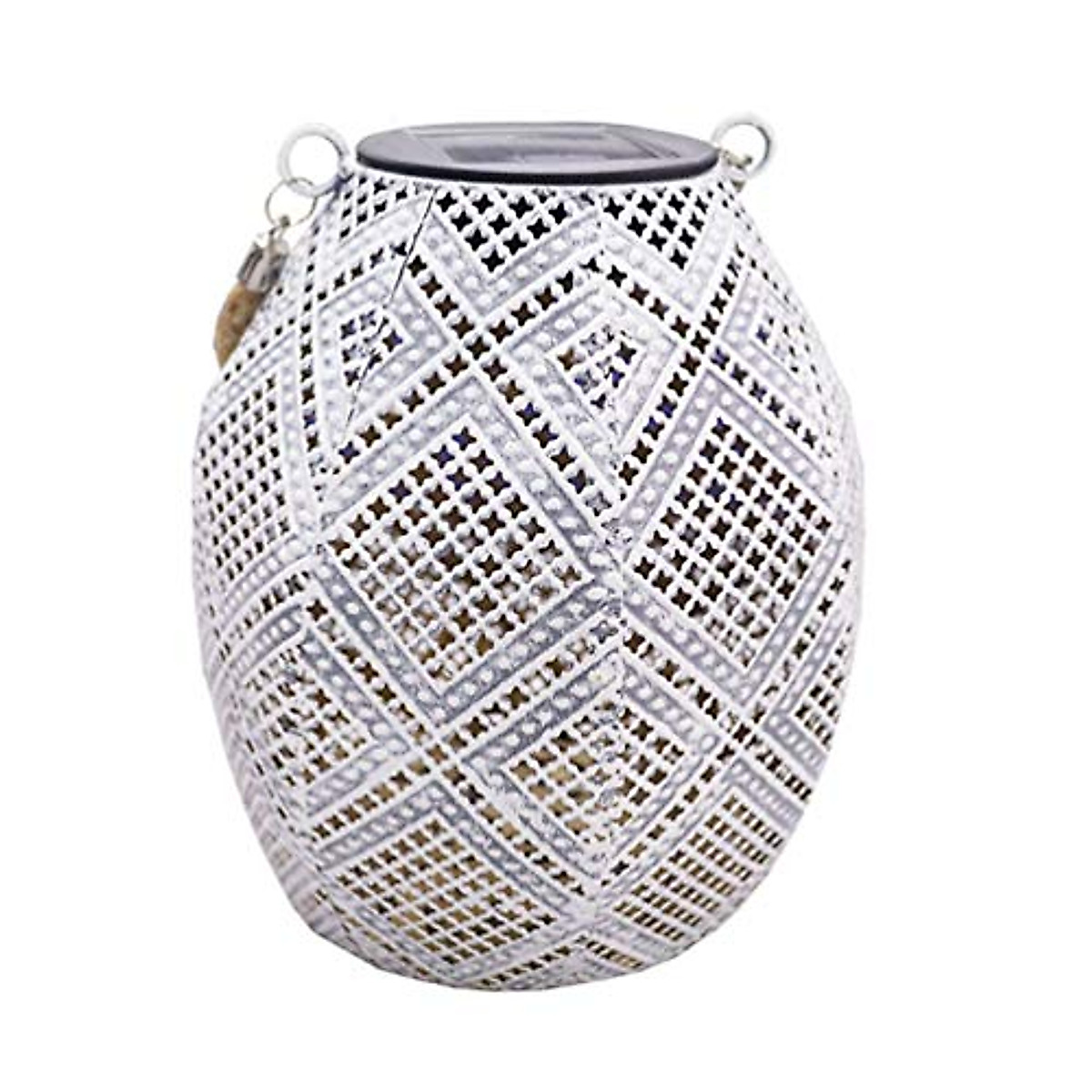 Outdoor Lantern Solar Lamp Solar Powered Patio Lights Courtyard Light Decorative Hanging Light Garden Landscape Light Lamp for Home House Outdoor Pendant Light
