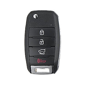 X AUTOHAUX 4 Button Car Keyless Entry Remote Control Key Fob Proximity Smart Fob OSLOKA-875T NO. 95430-B2100(PSD) for Kia Soul 2014-2019 433MHz 60 Chip
