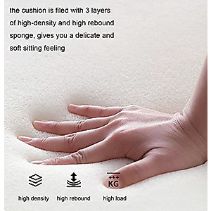 Sofa Couch Modern Living Room Sofa with Throw Pillows Composite Leather Breathable Fabric Sofa Couch Metal Support Feet High Rebound Sponge Cushions for Living Room Office