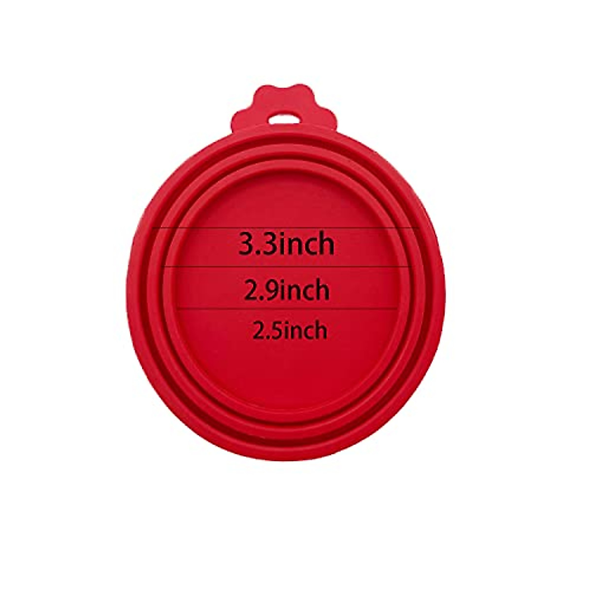 Muluo 5 Pieces Food Can Lids, 3 Pcs Pet Can Covers, 2 Food Spoon Fits All Standard Size Dog and Cat Can Tops