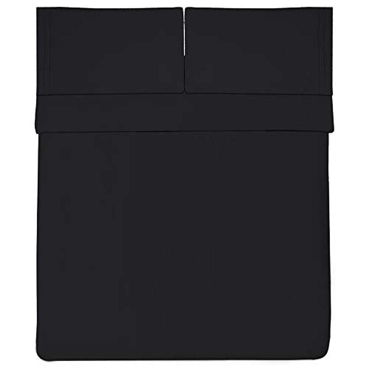 Queen Size Bed Sheets - Breathable Luxury Sheets with Full Elastic & Secure Corner Straps Built In - 1800 Supreme Collection Extra Soft Deep Pocket Bedding Set, Sheet Set, Queen, Black