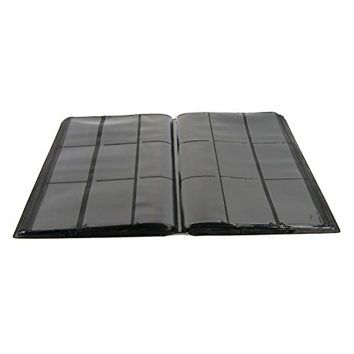 Monster 9 Pocket Trading Card XL Binder - Matte Black Album, Anti-Theft & Anti-Drop TCG Protection w Side Loading Padded Pockets, Double Sided, Holds 720 Cards, For Sport, Gaming, Kpop, Christmas Gift