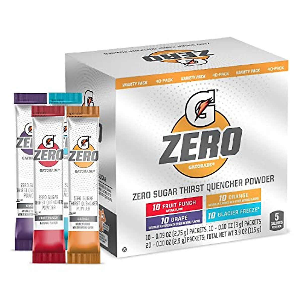 Gatorade Zero - Gatorade Powder - Gatorade Zero Powder Packets - Gatorade Powder Packets - Gatorade Packets - Gatorade Powder Zero - Gatorade Zero Sugar - Gatorade Powder Mix Variety - Dean Products