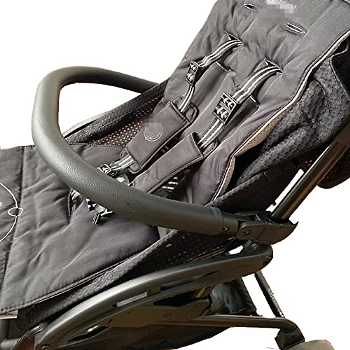 NW Bumper Bars for Maclaren Atom Style Set Stroller, Baby Stroller Accessories PU Armrest Adjustable Type