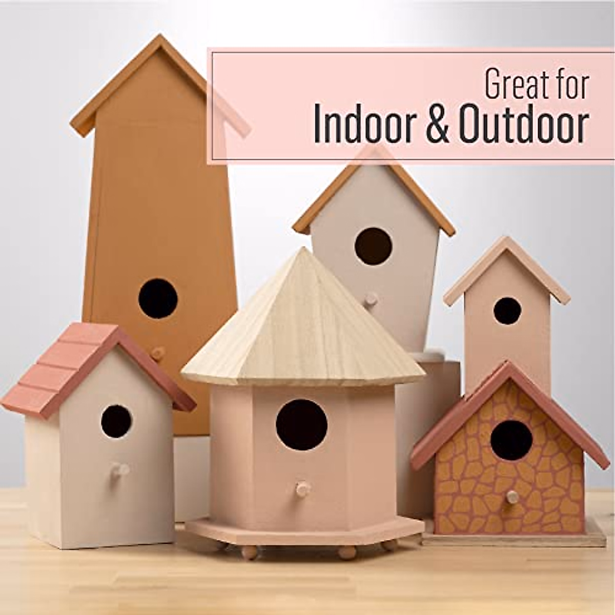 FolkArt Terra Cotta Acrylic Paint Set, Essentials 6 Piece DIY Terra Cotta Acrylic Paint Kit Featuring 6 Colors For DIY Indoor & Outdoor Multi-Surface Craft Projects, 7592