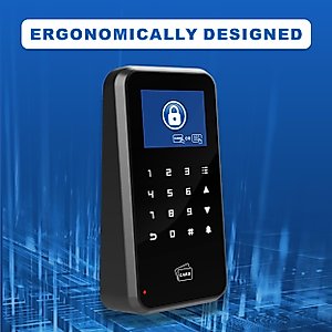 UHPPOTE 2.4-inch Display Door Access Control Touch Keypad 125khz Compatible with WiFi Tuya