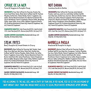 Weruva Classic Dog Food, Variety Pack, Chicken Free, Just 4 Me, Wet Dog Food, 14oz Cans (Pack of 12)