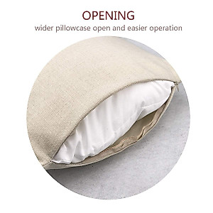 Redland Art Cute Pet German Shepherd Dog Throw Pillow Covers Linen Sofa Decorative Cushion Cases for Home Decor 18×18 Inch