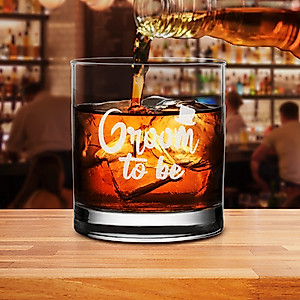 NeeNoNex Groom To Be Whiskey Glass