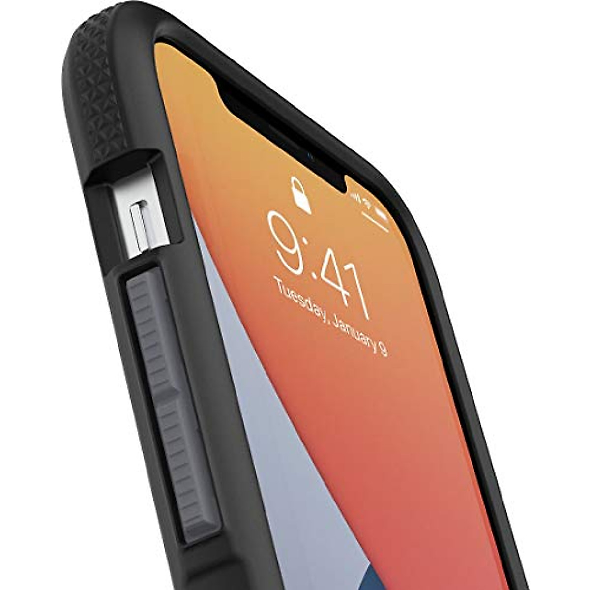 Griffin Survivor Endurance GIP-056-BKG Protective Case for iPhone 12 & 12 Pro - Black/Grey