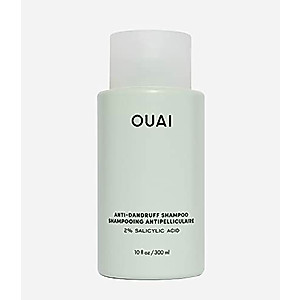 OUAI Anti-Dandruff Shampoo with Salicylic Acid. Gentle Hair Cleanser for Flaky and Dry Scalp. Reduce Itching, Redness, and Irritation (10 Fl Oz / 300ml)