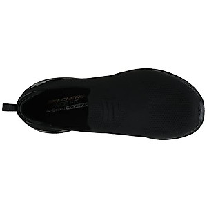 Skechers womens Sneaker,Black,8 M US