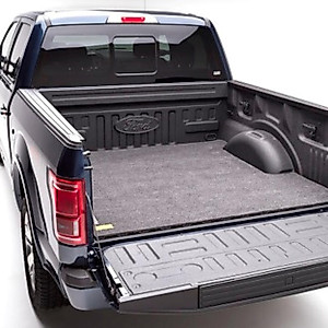 BedRug Bed Mat BMQ99LBS fits 99-16 SUPER DUTY 8' BED , Gray