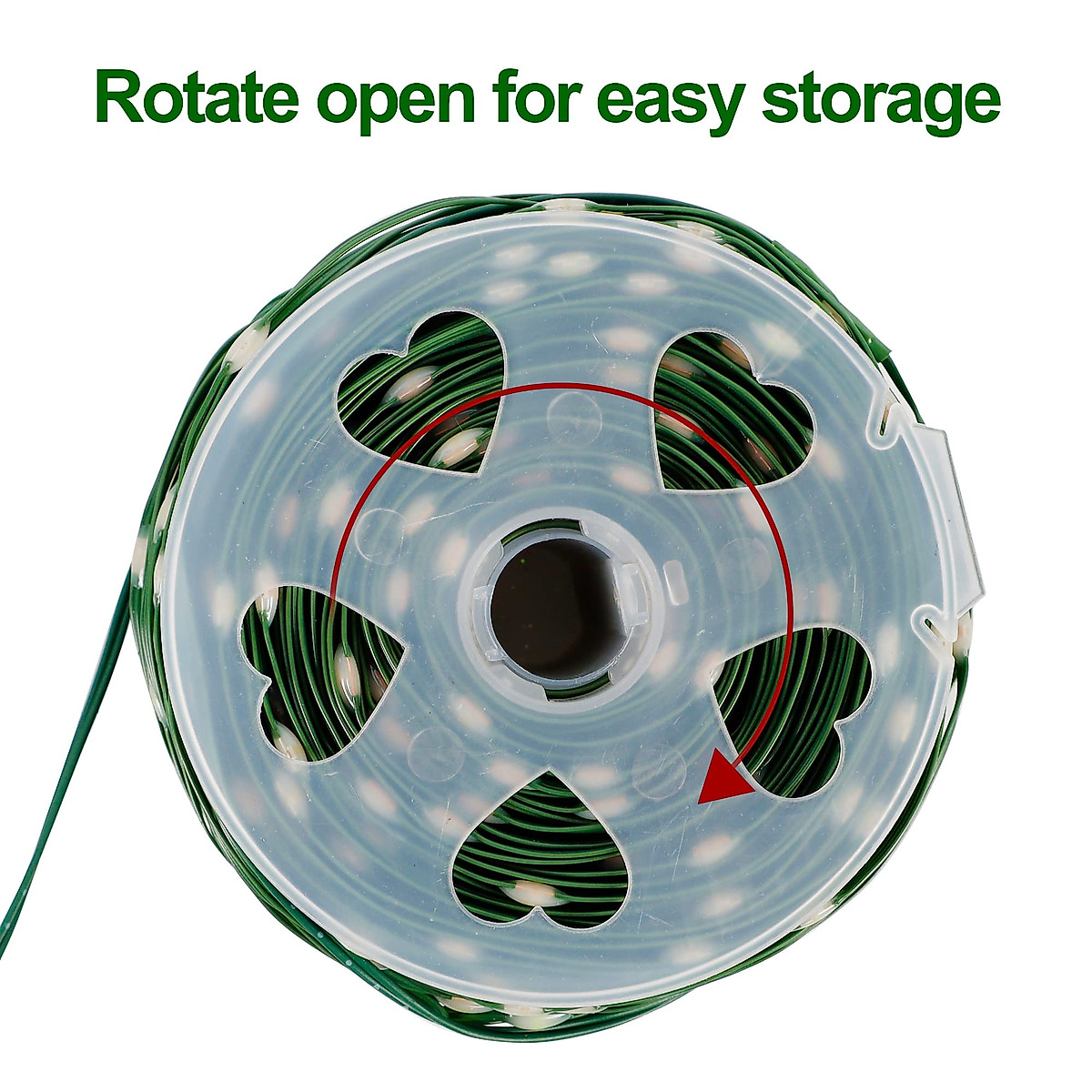 WATERGLIDE Extra Long 328 FT Fairy String Lights, 1000 LED Outdoor Green Wire Christmas Lights, Plug in Mini Light 8 Modes & Waterproof for Outside Xmas Tree Holiday Wedding Party Decor, Multicolor