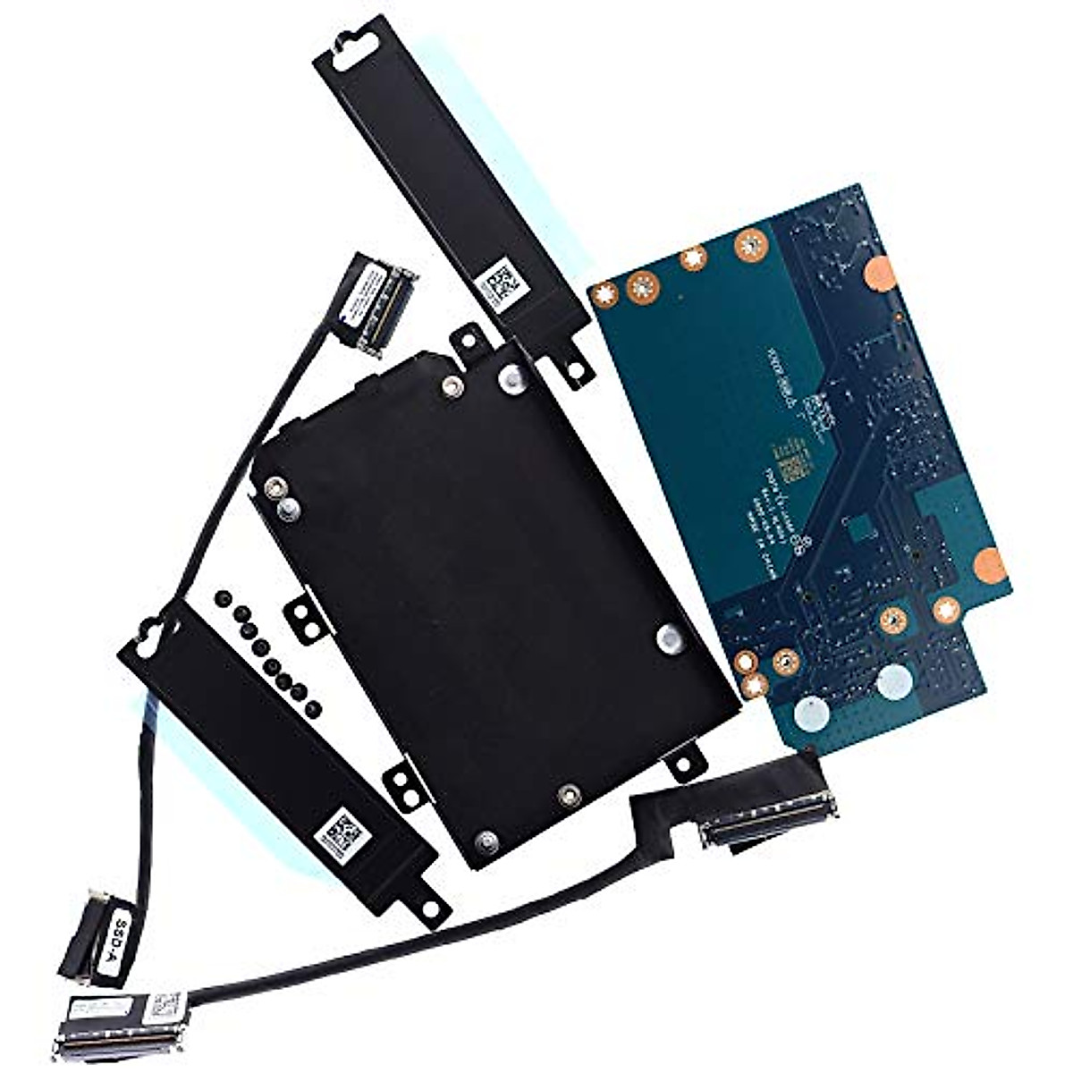 Deal4GO SATA Interposer Board D3P25 LS-J106P to NVMe M.2 SSD Hard Drive SSD-3 & SSD-4 w/ 2.5" HDD Bracket R24Y6 for Dell Alienware Area-51m R2