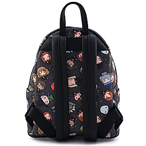 Loungefly Harry Potter Characters All Over Print Womens Double Strap Shoulder Bag Purse