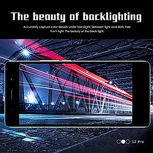 Smart Phone,12 Pro Android 5.1 Smartphone HD Full Screen Phone,Dual SIM Unlocked Smart Phone,2G RAM+8GB ROM,5.0 Inch Cellphones Mobile Phones, Gift for Friends Family (Black)