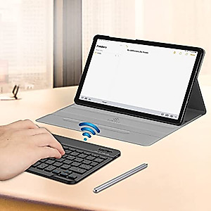 Fintie Keyboard Case for Samsung Galaxy Tab S6 10.5" 2019 (Model SM-T860/T865/T867), [Supports S Pen Wireless Charging] Slim Cover w/Detachable Wireless Bluetooth Keyboard, Black