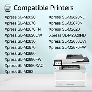 greencycle 2 Pack MLT-D115L D115L Black High Yield Toner Cartridge Compatible for Samsung Xpress SL-M2830DW SL-M2880FW SL-M2670 SL-M2620 SL-2620ND SL-2820DW SL-2820ND M2670FN M2670N M2870FD M2870FW
