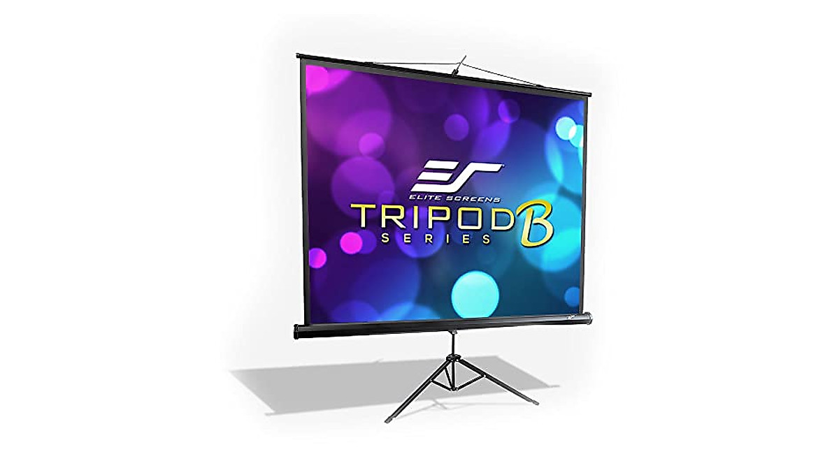 Elite Screens Tripod B 50-Inch Projector Screen | Portable 4K/8K Ready