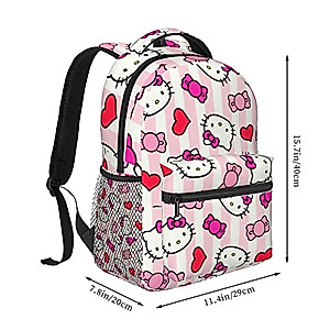 Cartoon Cat Backpack Casual Travel Bookbag Fashion Laptop Backpack