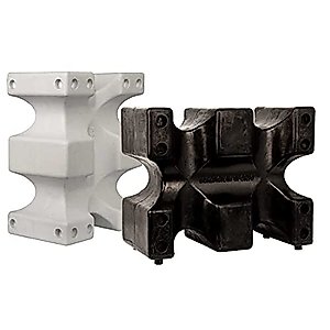 Burlingham Sports Riser Max Jump Blocks - Pair, White