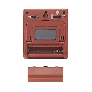 Taylor Instant Read Wired Probe Digital Meat Food Grill BBQ Cooking Kitchen Thermometer with Timer Alarm, Red