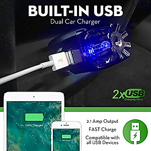 [UPGRADED] Car Air Purifier For That New Car Smell | One Year Warranty With Every Plug In Air Purifier | Car Deodorizer & Air Ionizer | Smoke Smell Eliminator Air Purifier For Car