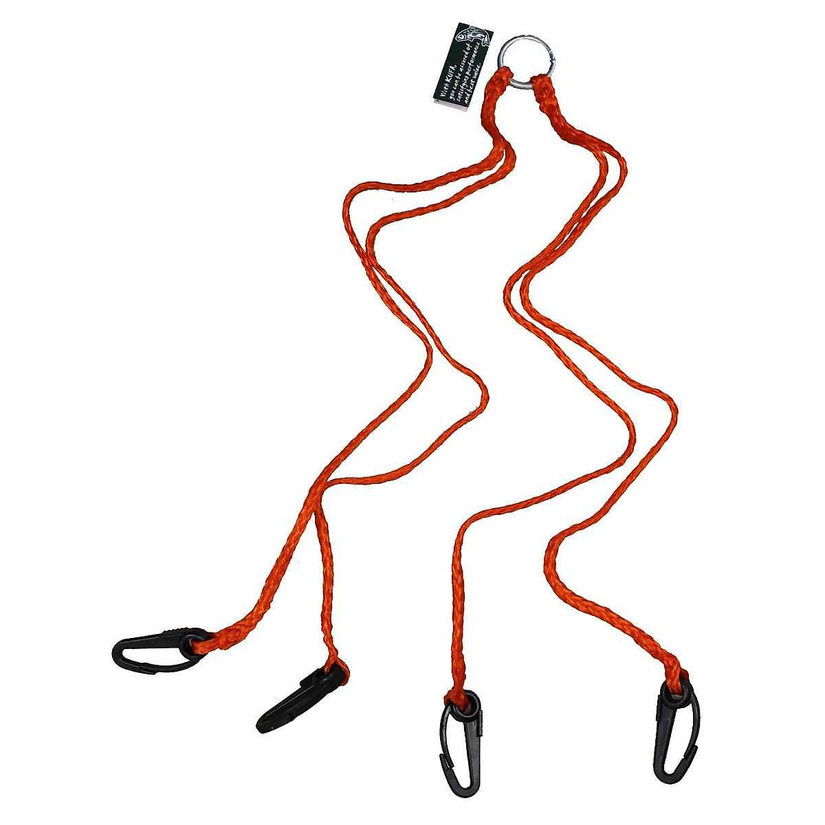 2-Pack of KUFA Sports Foldable Prawn Trap (Stretched Mesh Size:1-3/4") with 400' Rope, Yellow Float, Plastic Vented Bait Cage & Harness Combo (PRN59+PBQH38Y) X2