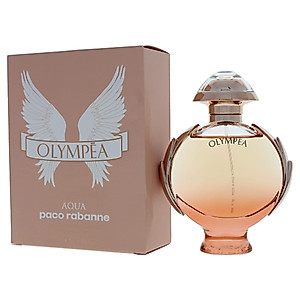 Paco Rabanne Olympea Aqua Fragrance For Women - Sweet, Amber, White Floral Scent - Notes Of Lemon Blossom, Clementine, Solar Notes, Water Jasmine - Floral Aquatic Fragrance - Edp Legere Spray - 1.7 Oz