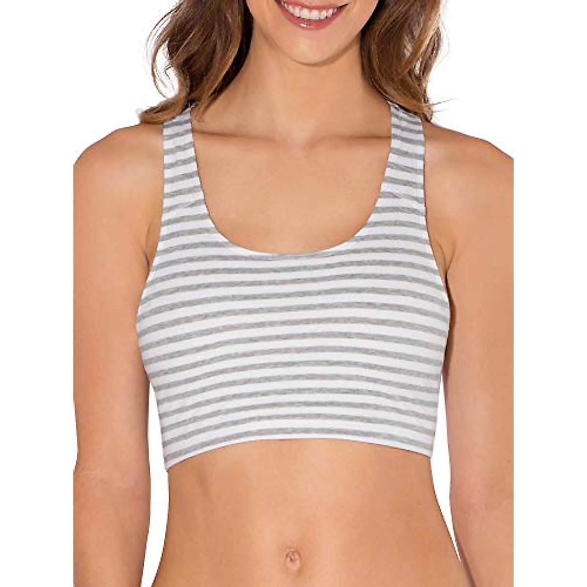Fruit of the Loom Womens Built Up Tank Style Sports Bra