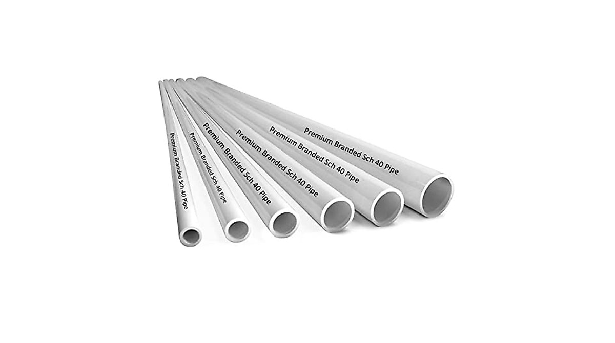PVC Pipe Sch40 2 Inch White - Durable, Custom 5FT Length