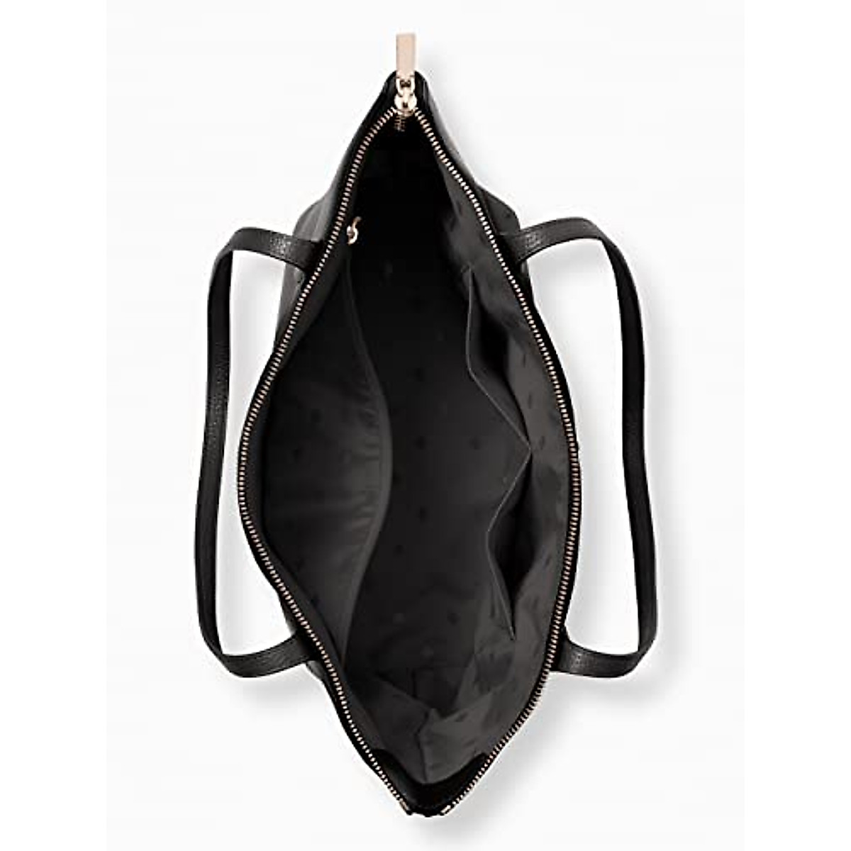 Kate Spade New York Harlow Pebbled Leather Large Tote (Black)