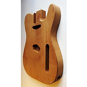 Supra-Tone Electric guitar body, TL style, unfinished, Mahogany, Made in USA