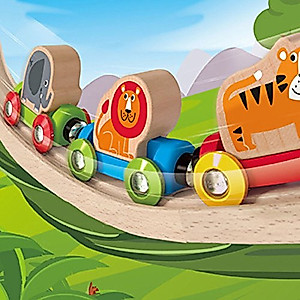 Hape Award Winning Railway Jungle Journey Train Set