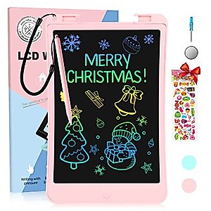 LCD Writing Tablet for Kids, ATMPC 10 inch Doodle Board with Lock Function, Erasable, Portable Drawing Board, Educational and Learning Toys for Boys and Girls Aged 3-6 Years