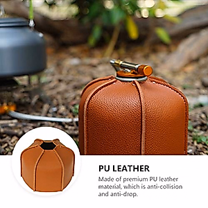 BESPORTBLE Gas Tank Cover Camping Gas Tank Protector Fuel Tank Storage Pouch Waterproof Barbecue Tank Cover for Christmas Camping Supply Coffee